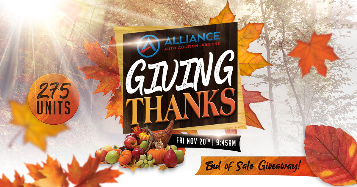 Alliance Auto Auctions in Abilene, Austin, Dallas, Longview & Waco Texas